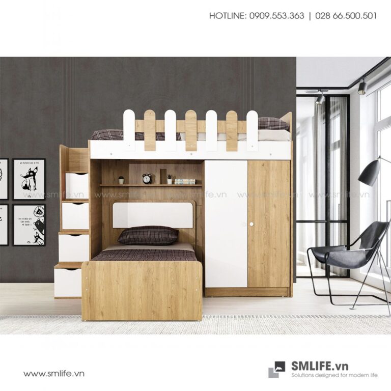 Giường Tầng Cho Bé Sigore | SMLIFE.vn