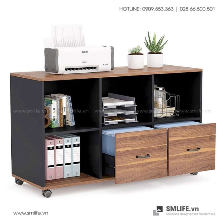 Kệ để Máy In Gỗ MDF Pretear | SMLIFE.vn